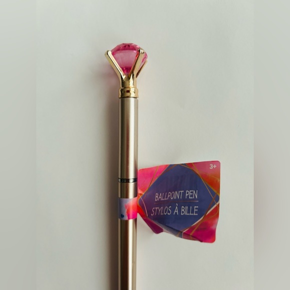 Ballpoint Pen | Accessories | New Pen With Pink Diamond Shape On Top ...